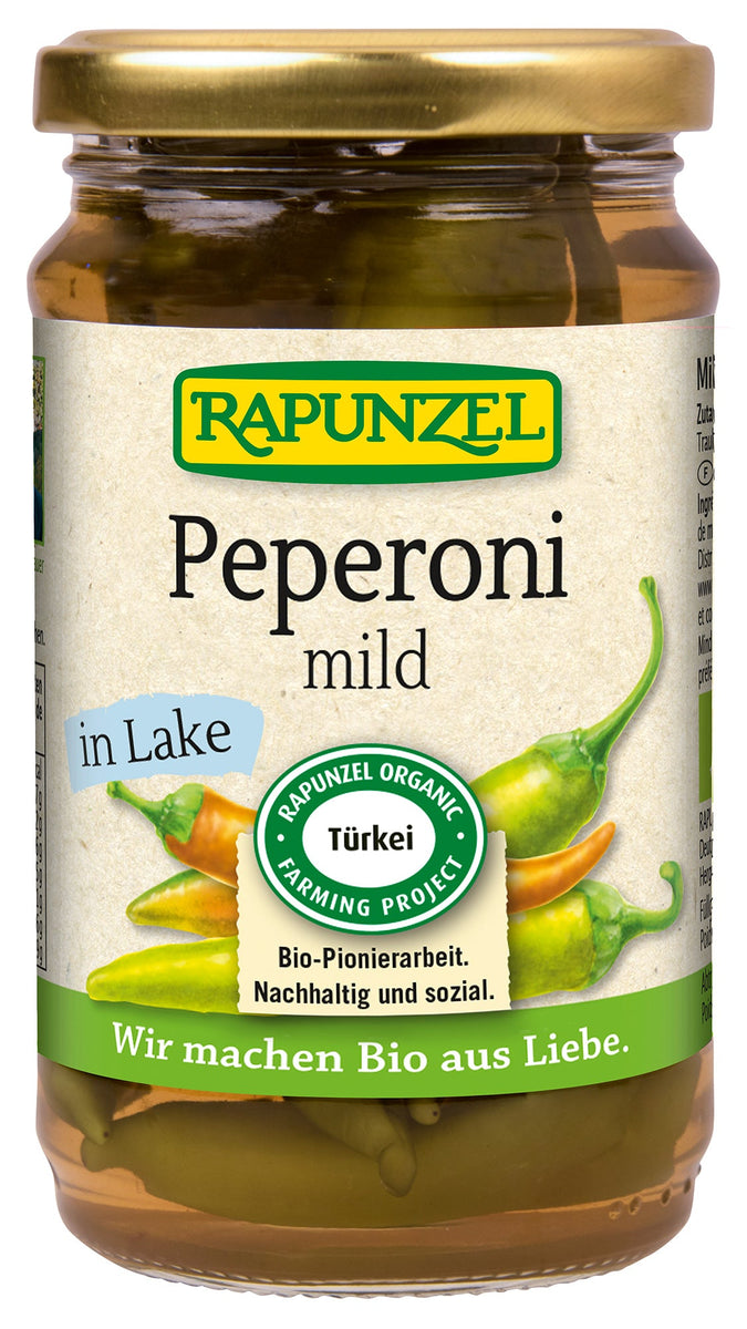 Bio Peperoni, mild, in Lake, 270 g | All-Bio Naturkost