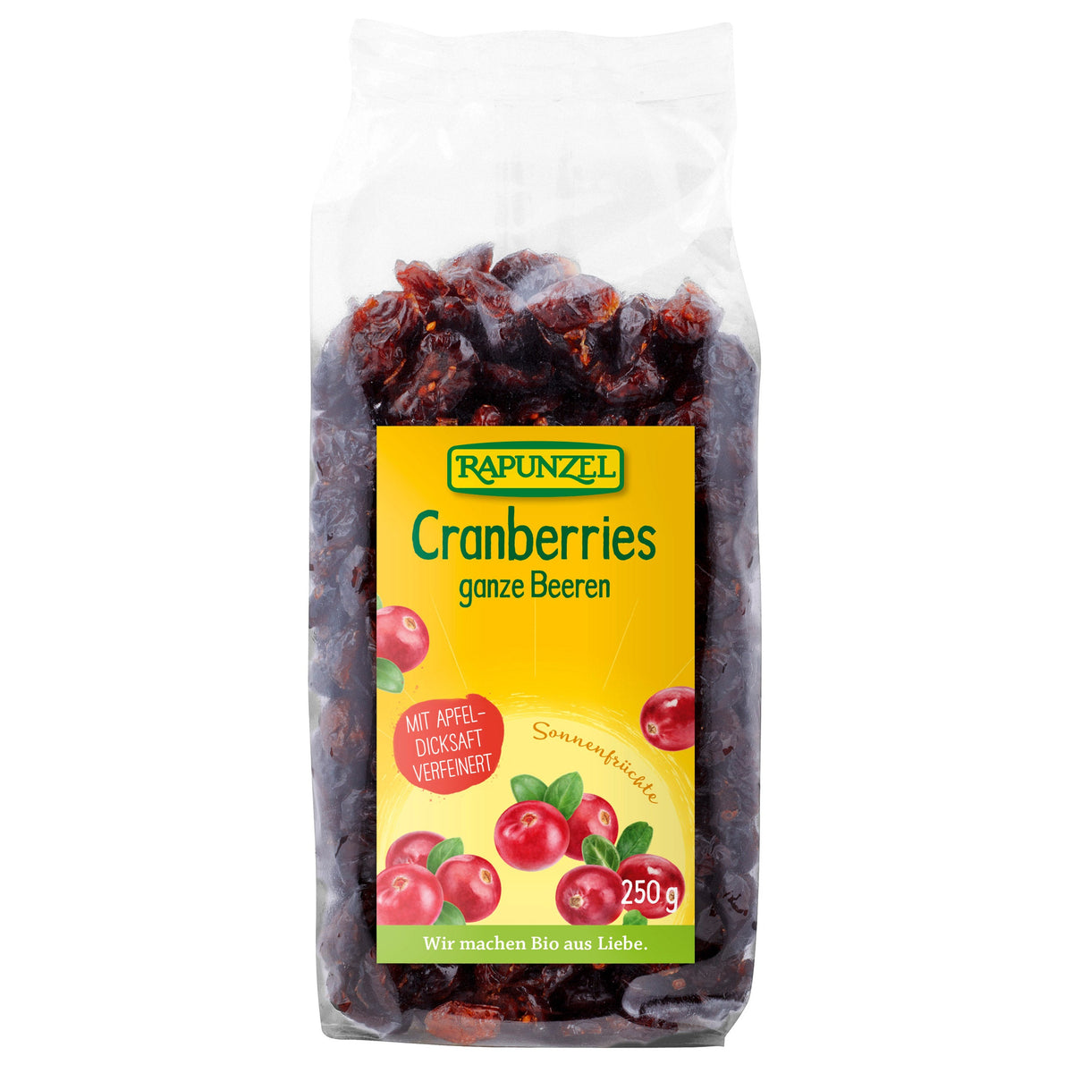 Organic Cranberries, 250 g – All-Bio Naturkost