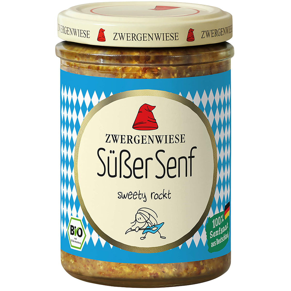 Bio süßer Senf, 160 ml | All-Bio Naturkost